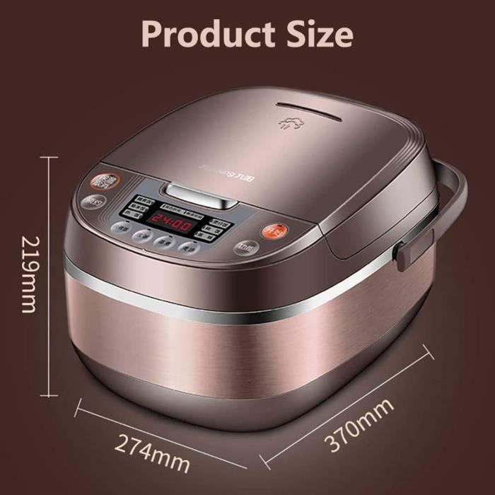 Cuiseur À Riz Avec Chauffage Par Induction (IH) Et Bol En Céramique, 10 ...