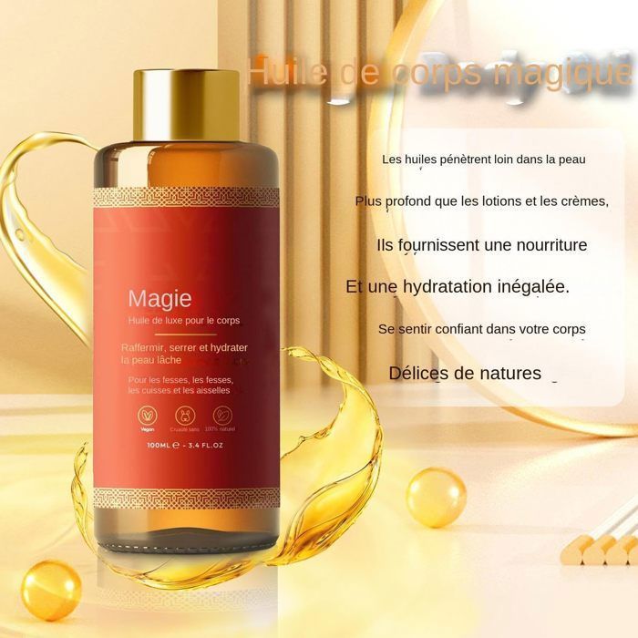 Magic Body Oil - 100 ml, Magic Body Firming Oil,huile raffermissante ...