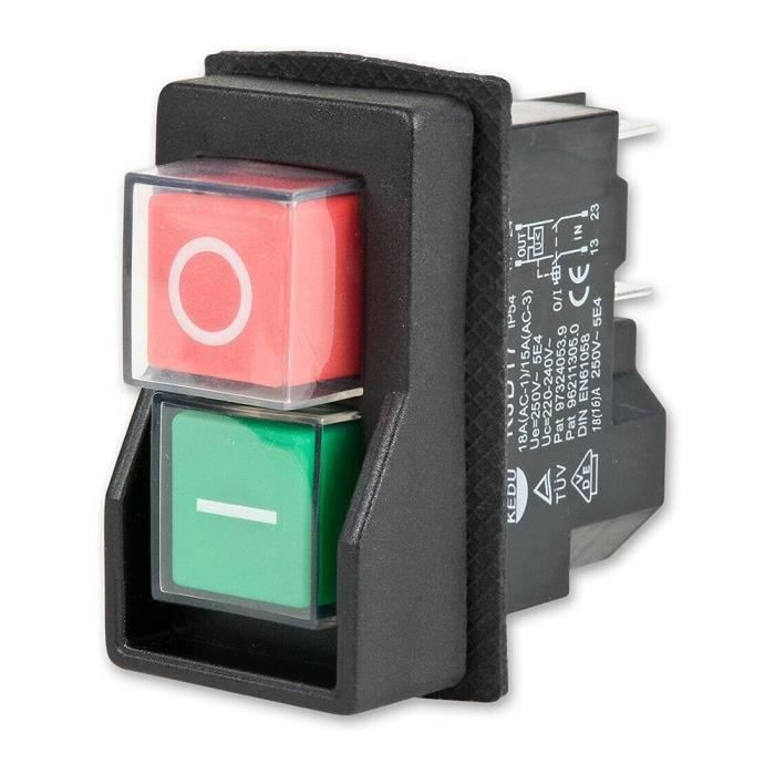 Kjd17 Interrupteur Électromagnétique Étanche À 5 Broches, Ac250 V 16 A ...