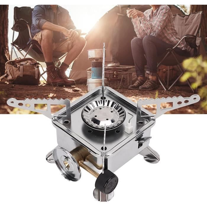 Réchaud de randonnée, réchaud à gaz de Camping léger Pliable en Alliage ...