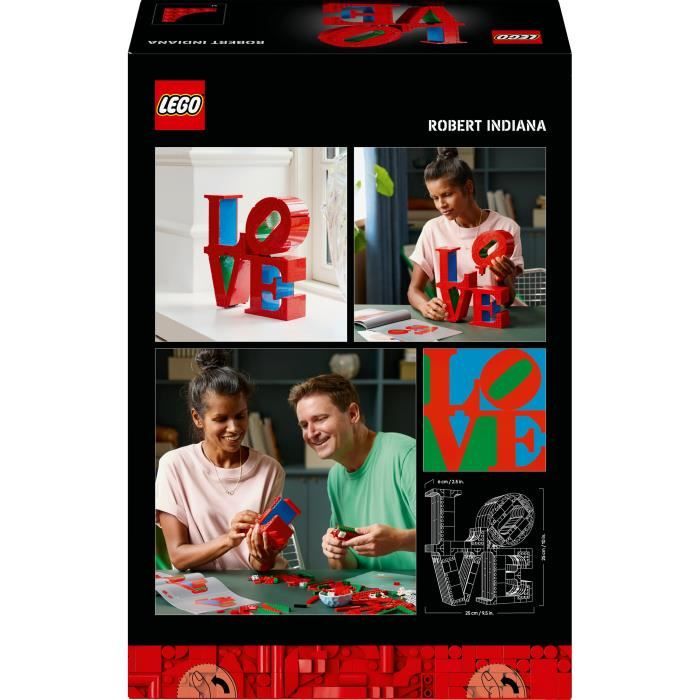 LEGO Art 31214 LOVE - Set de construction pour adultes - Décoration et ...