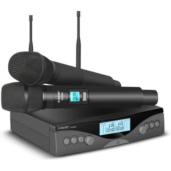 G320AM microphone professionnel sans fil karaoké enregistrement ...