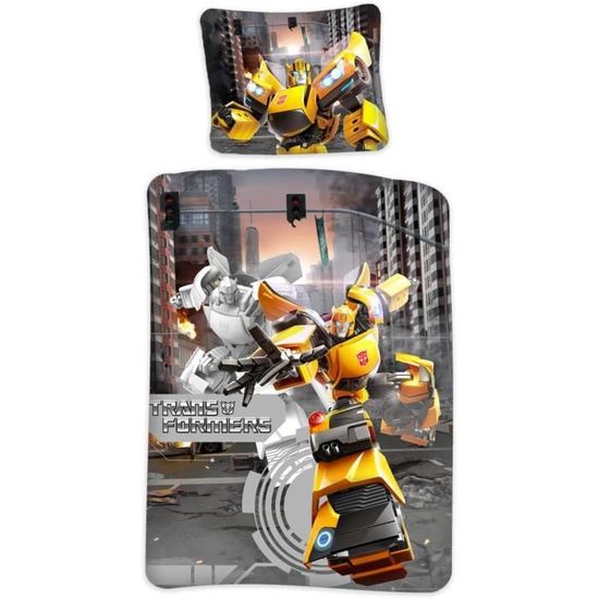 Parure De Lit Pour Enfant Transformers Bumblee Bee Cybertron-Housse De ...