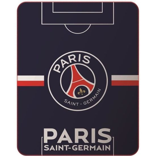 PSG TERRAIN Plaid 110x140cm - Cdiscount Maison