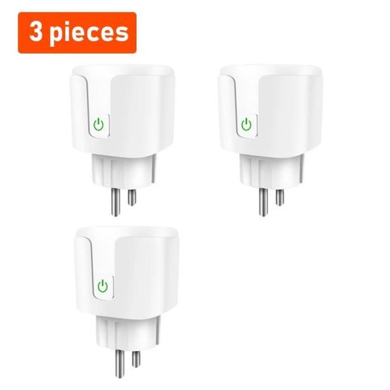 Prise,Interrupteur intelligent Tuya Wifi EU 20A , AC 85-220V ...