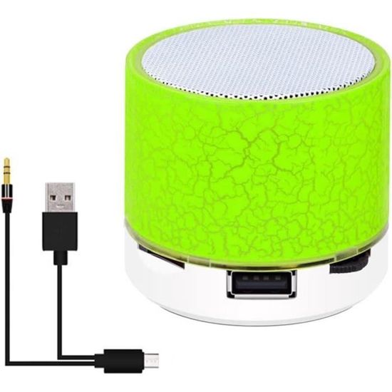 Enceinte Mini Haut-Parleurs Stéréo Portables Sans Fil Bluetooth Crack ...