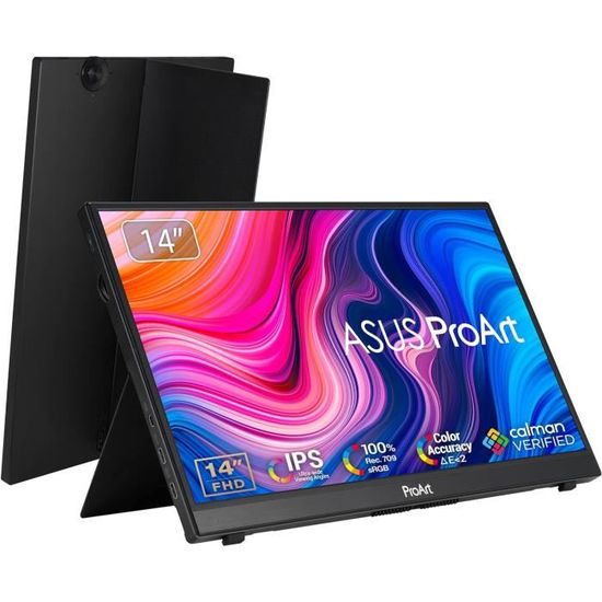 Proart Pa148Ctv - Ecran Pc Portable Et Tactile 14" Full Hd - Dalle Ips ...