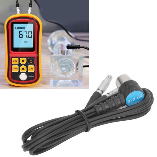 VBESTLIFE Sonde de jauge d'épaisseur à ultrasons Sonde de Transducteur ... VBESTLIFE Sonde de jauge d'épaisseur à ultrasons Sonde de Transducteur ...