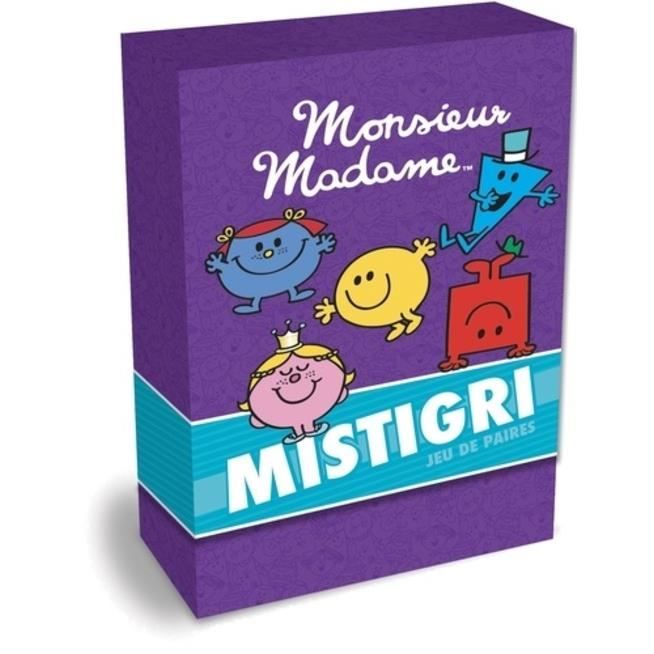 Jeu de société - Monsieur Madame - Mistigri - A partir de 3 ans - Mixte ...