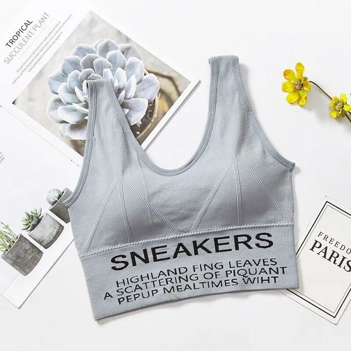 Soutien-gorge Push Up pour femmes,débardeur anglais,grande taille,sous ...