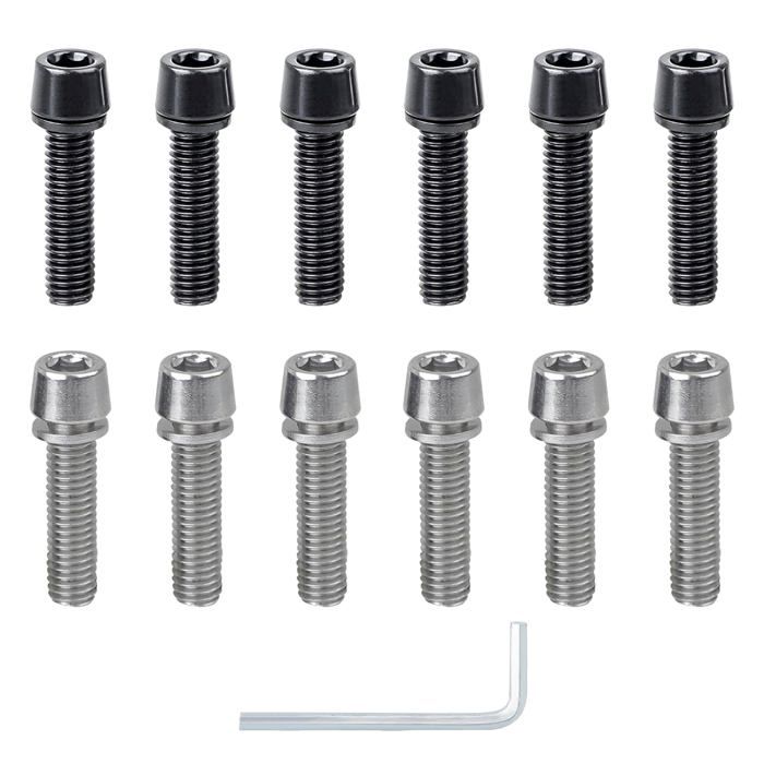12 Pcs Boulons De Tige De Vélo Vis de Tige de Vélo Boulons de Tige de ...
