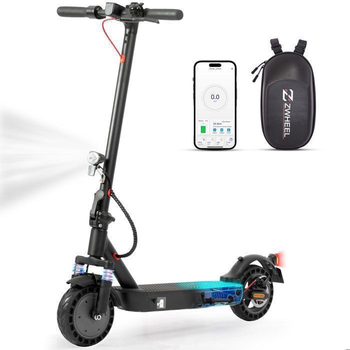 Vankel E9 Plus Trottinette Électrique Pliable - 10" Pneus, Moteur 500W ...
