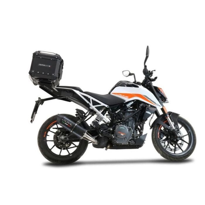Top case moto en aluminium avec porte-bagases et plaque spécifique GPR ...