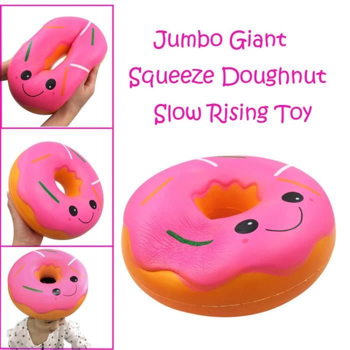 Jouet anti-stress Squishies Jumbo Giant Donut Slow Rising Fruit Parfumé ...