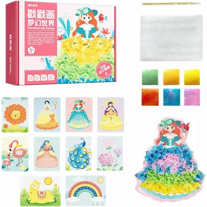 Poke Art DIY Toys, Fun Children's Hand-Made DIY Poke Painting, Hand ...