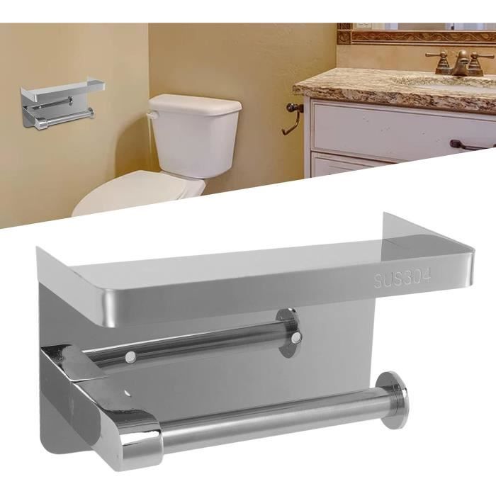 Porte-Papier Toilette Avec Étagère, Porte-Rouleau De Papier Toilette ...