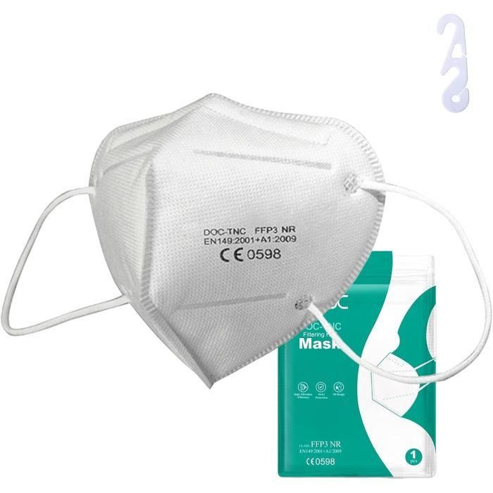 20X Ffp3 Masques Respirator, Blanc-20X-Ffp3-Mballé Individuellement-, Taille Générale[u225 ...