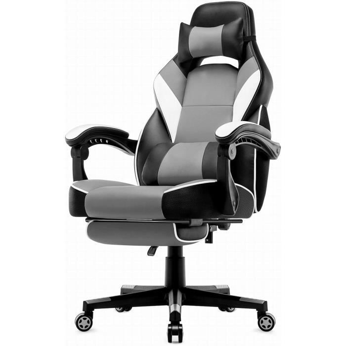 Chaise Gaming, Fauteuil Gamer Ergonomique, Siège Gamer Avec Dossier ...