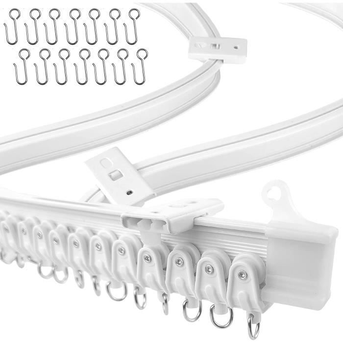 Tringle Rideau Flexible, Tringle Rideau Extensible de 3 Mètres, Barre ...