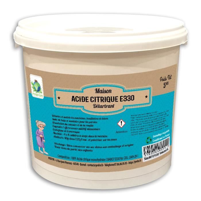 Acide citrique - Achat / Vente pas cher