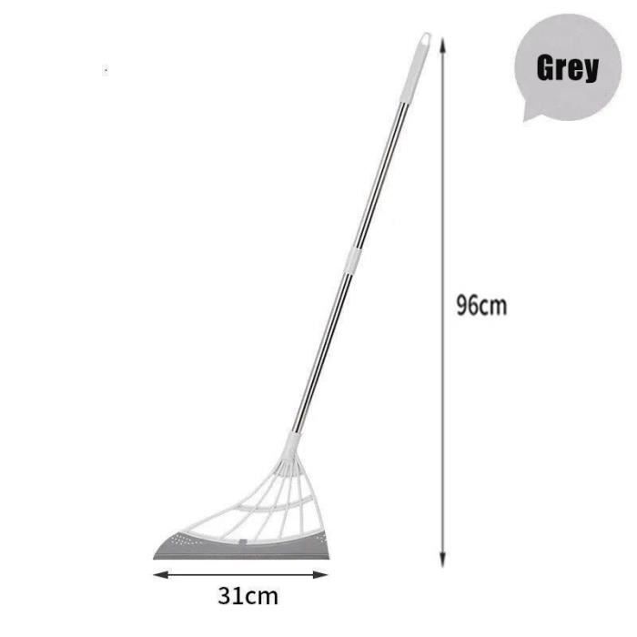 Lavette,Balai magique de nettoyage de sol de fenêtre,spatule en Silicone,vadrouille ...