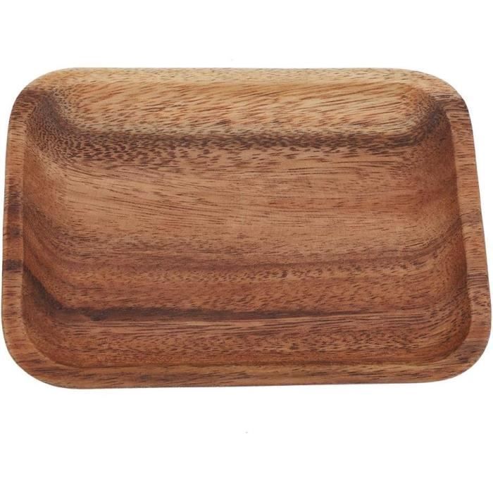 Plateau De Service En Bois, Plateau De Service Rectangulaire Plateau À ...