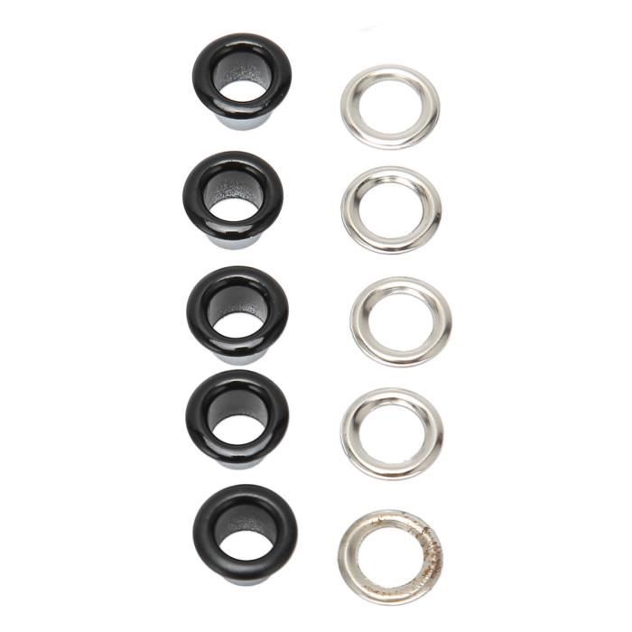 XUY Ensemble d'œillets 500 Ensembles Oeillet Kit 6mm Cuivre Rond Exquis ...