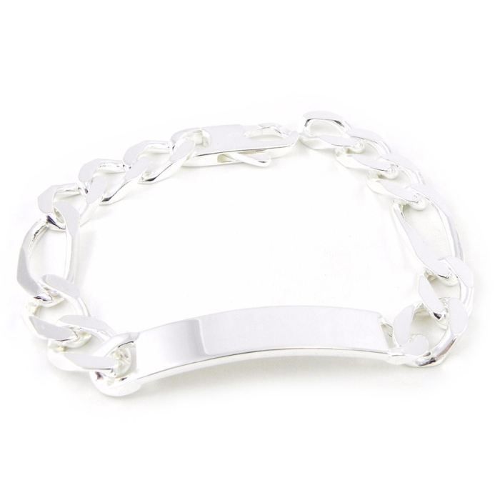 Gourmette Homme Argent "Adam" Argent Argenté - Achat / Vente bracelet ...