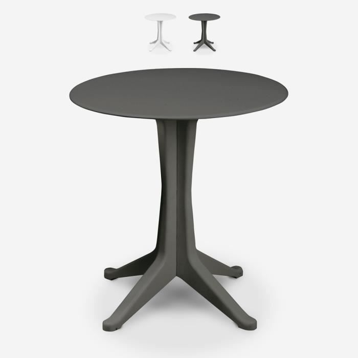 Table ronde 70cm pour jardin extérieur terrasse bar restaurant ...