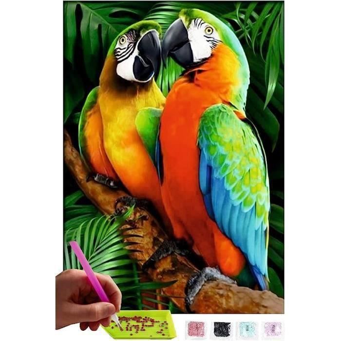 Yongme-Diamond Painting Mosaïque DIY 5D Set Perroquet Broderie Point De ...
