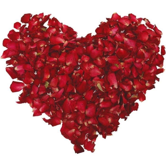 KAIAIWLUO Pétales de Rose Séchées,100 Grammes Naturelles Flurs de Rose ...