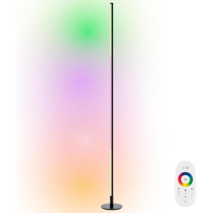 Stl358 Led Rgb Lampadaire Wifi Lampadaire À Changement De Couleur Dimmable Lampe Sur Pied 20 W ...