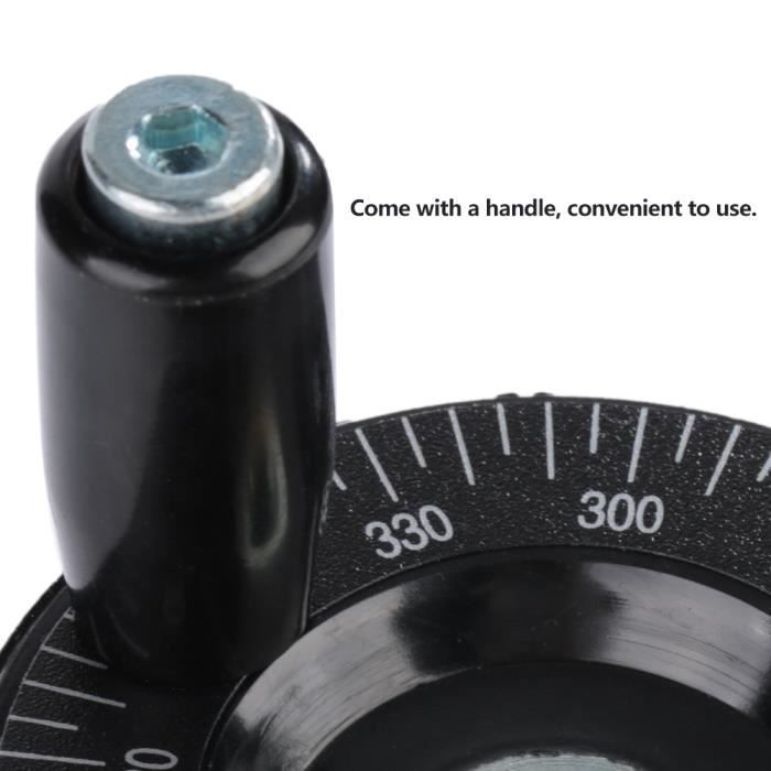 1pcs 63mm Solid Bakelite Hand Wheel Scale Handwheel Machinery ...