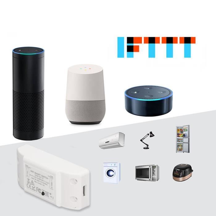 Yosoo Module De Commutation Wifi Télécommande Fil De Relais Intelligent