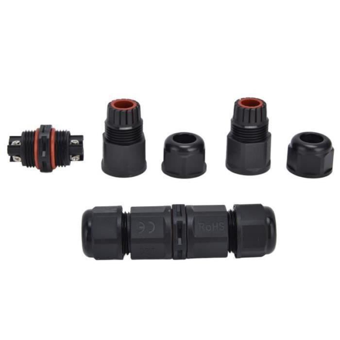 Ashata Connecteur de fil 250V 2 pièces connecteurs étanches fil bout à ...