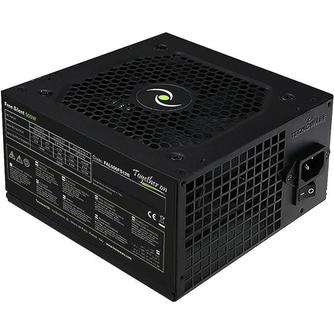 Bloc d'Alimentation ATX 500W PC bureau télétravail Gaming Ventilateur ...