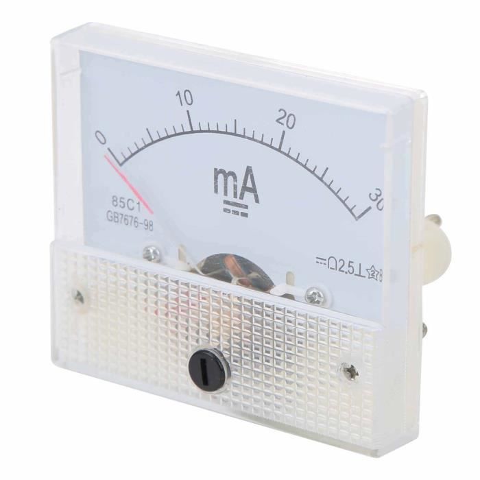 85C1-A DC Pointer Ammeter 0-20A Analog Ammeter DC