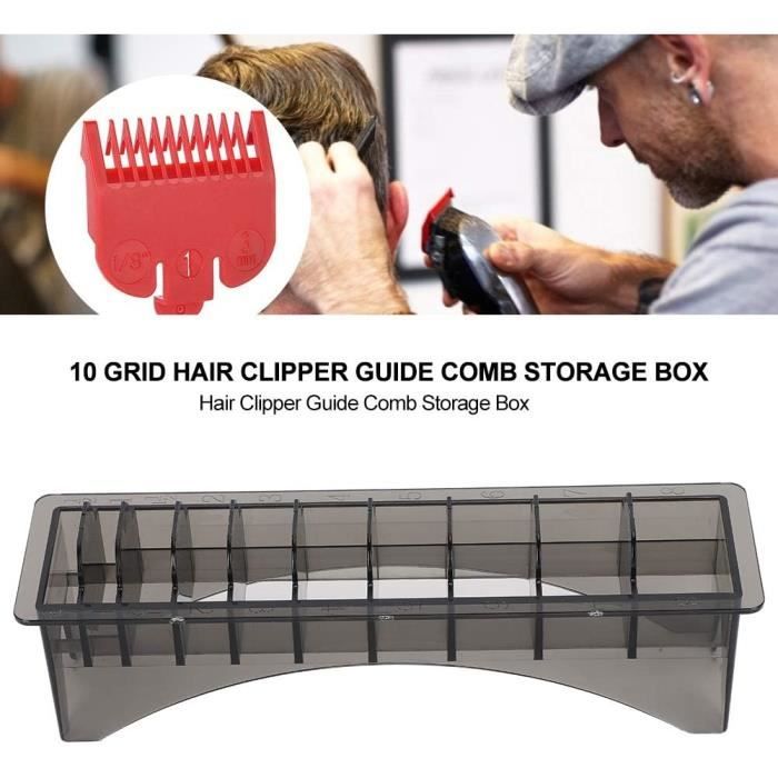 Clipper Guard Holder, Clipper Comb Holder Case, Professional Barber ...