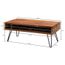 WOHNLING table basse bois massif 100x40x50 cm salon table canapé table ...