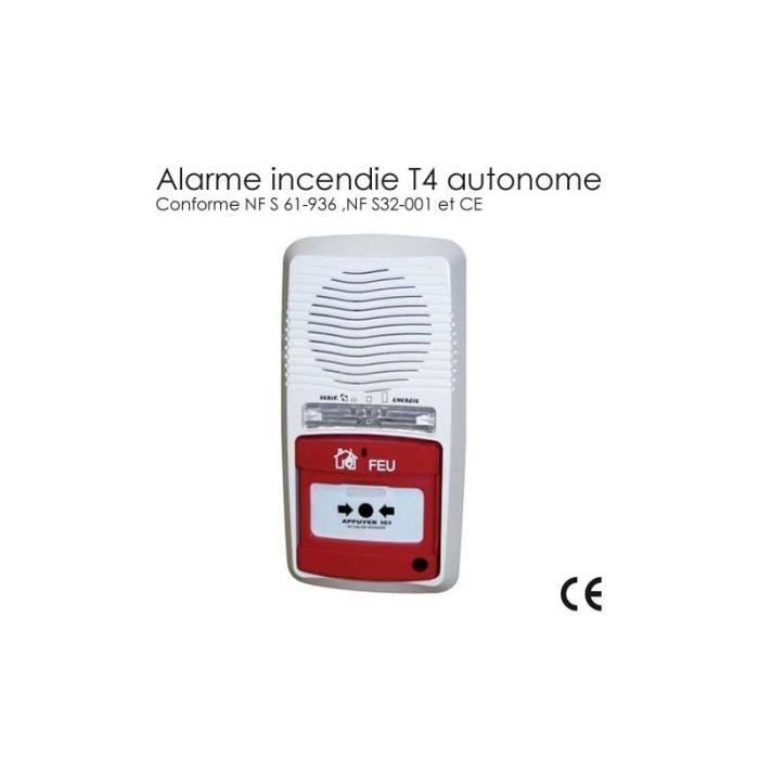 Pack erp sécurité alarme incendie et extincteurs - Cdiscount Bricolage