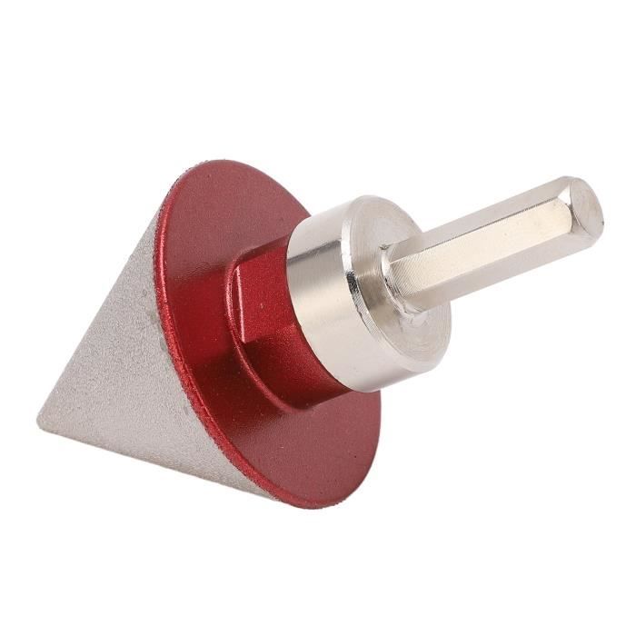 Foret à chanfrein diamanté - ZJCHAO - Mèche biseautée 48MM - Angle 60 ...