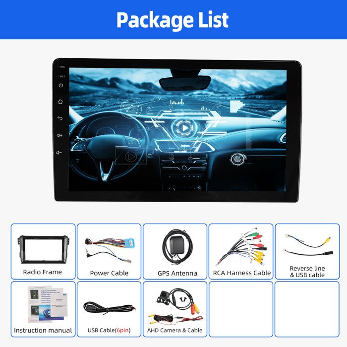 Autoradio Android 9 pouces - ESSGOO - Écran tactile HD - Opel Agila B ...