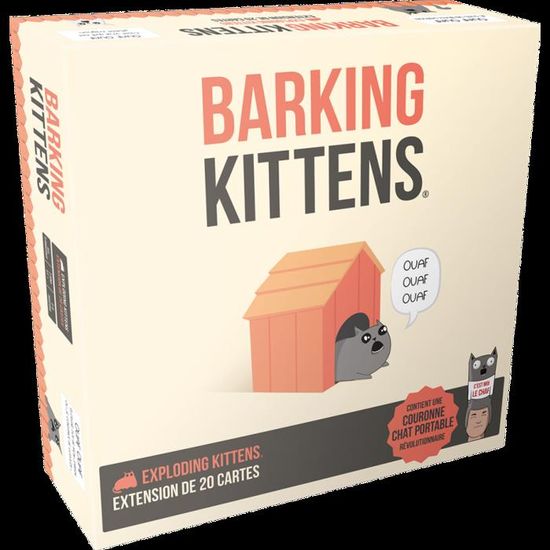Exploding Kittens - Extension Barking Kittens - Jeu de cartes ...