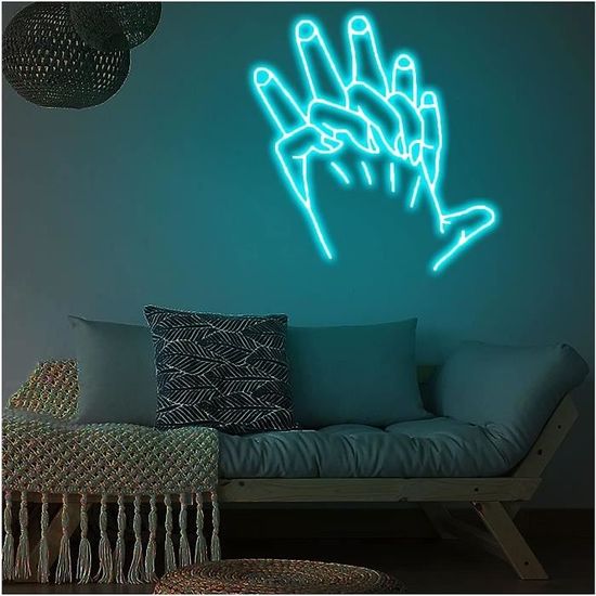 Led Neon Light Sign Main Dans La Main Neon Light Sign, Custom Led ...