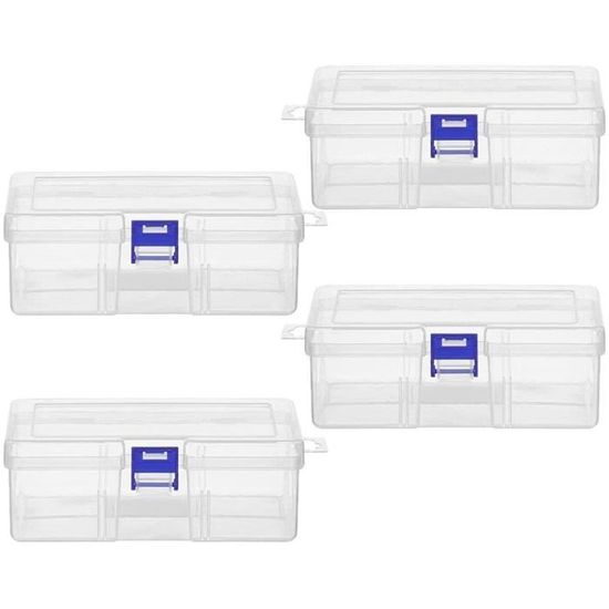 Boîte à outils en plastique transparent Boîte à outils pratique pour ...