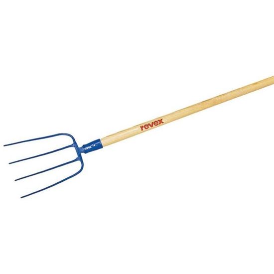 REVEX - Fourche fumier standard à douille 4 dents 30 cm sans manche - Cdiscount Jardin