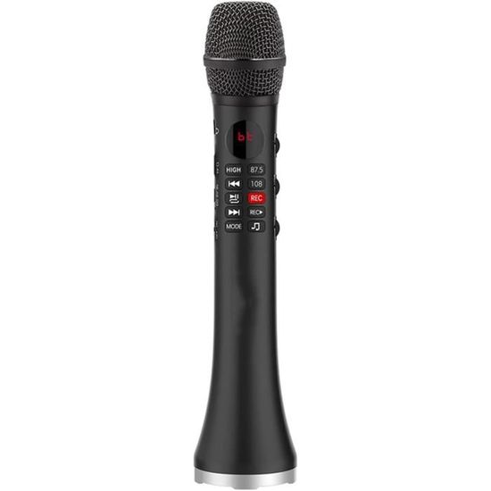 Microphone Karaoké Haut-Parleur Sans Fil Microphone Bluetooth Portable ...