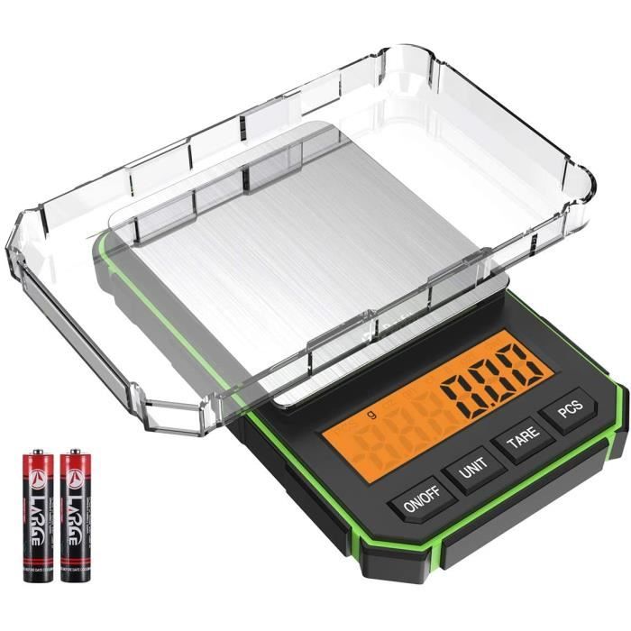 Balance de précision 0.01g, 300g 0.01g, balance numérique portable ...