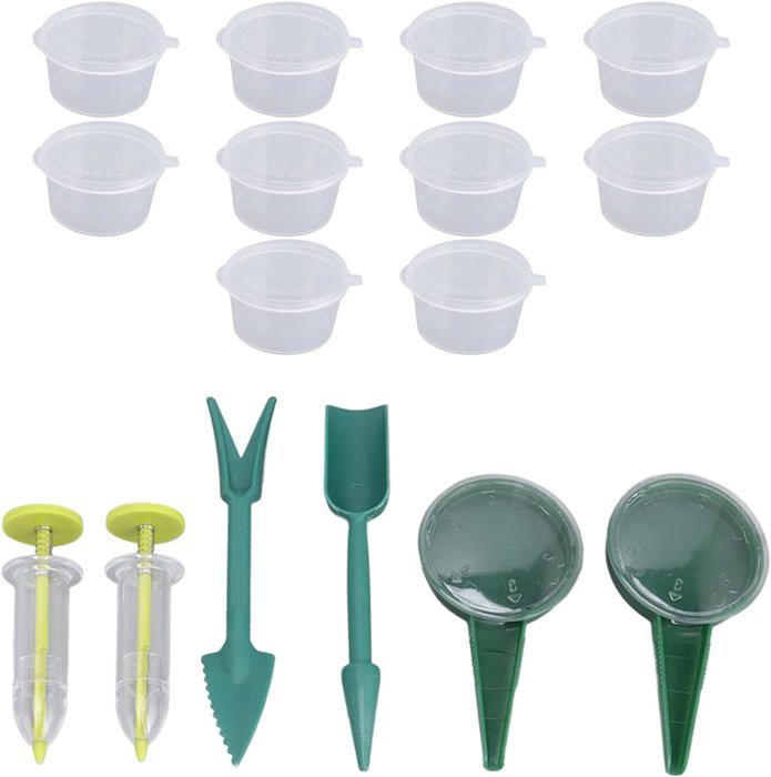 Lot de 16 Distributeurs de Graines de Semis, Jardinière à Main, Outil de Semoir, Plante à Fleurs ...