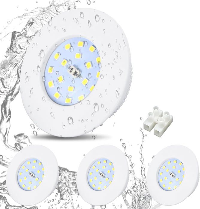 Spot LED Encastrable 230V Ultra Plat Plafonnier Salle de Bain Mini Spot ...